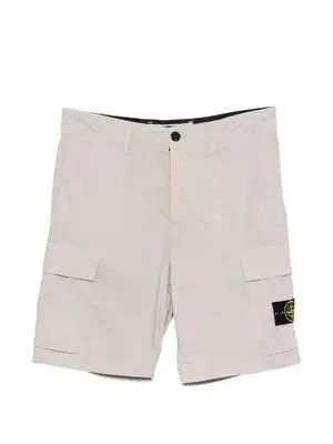 Stone Island Logo Patch Cargo Shorts