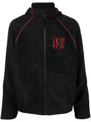 Palm Angels Logo-embroidered Shell Jacket