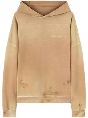 Palm Angels Logo-embroidered Hoodie