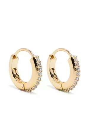 SWAROVSKI Mini Matrix Hoop Earrings - Gold