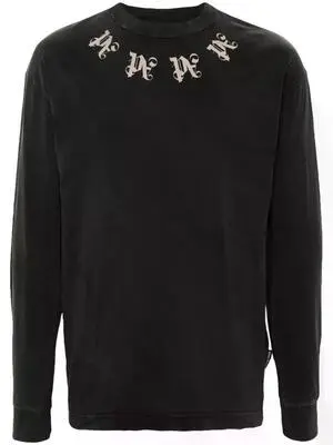 Palm Angels Monogram-print Cotton T-shirt
