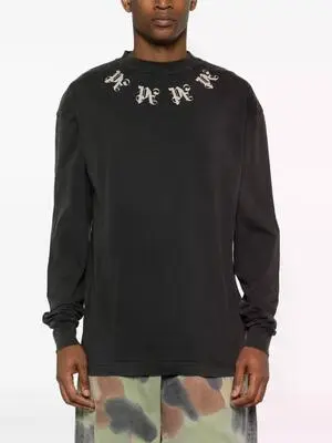Palm Angels Monogram-print Cotton T-shirt