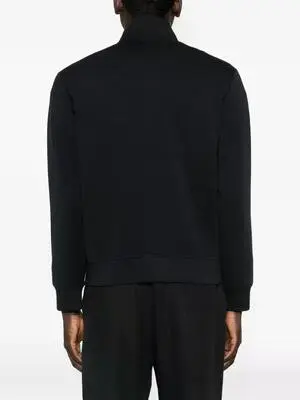 Emporio Armani Zip Mock-neck Sweatshirt