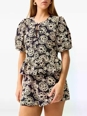 MARIE OLIVER Floral Print Shorts