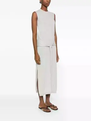 LEMAIRE Lemiare Sleeveless Knotted Midi Dress