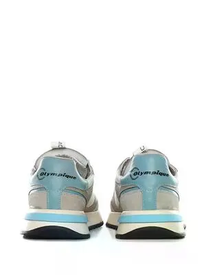 Philippe Model Olympique Appliqued Panelled Sneakers - Grey