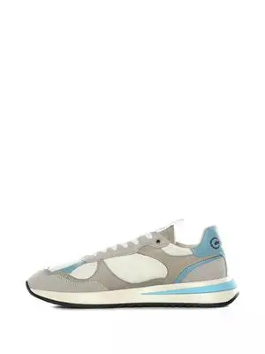 Philippe Model Olympique Appliqued Panelled Sneakers - Grey