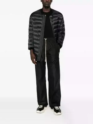 MONCLER + RICK OWENS Flight Logo-appliqué Quilted Jacket