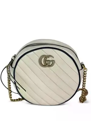 Gucci Gg Matelassé Round Shoulder Bag