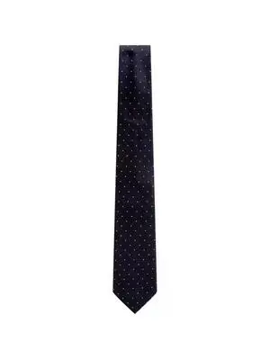 TOM FORD Polka-dot Neck Tie - Blue