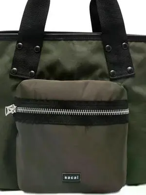 Sacai Pocket Handle Tote Bag