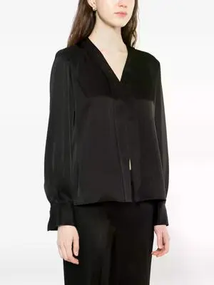 Theory Seam Satin Blouse