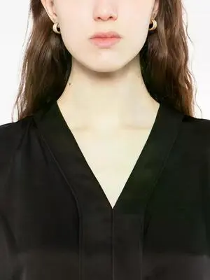 Theory Seam Satin Blouse