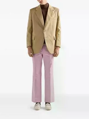 Prada Single-breasted Jacket - Neutrals