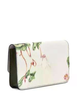 Oscar De La Renta Mini Floral-print Clutch