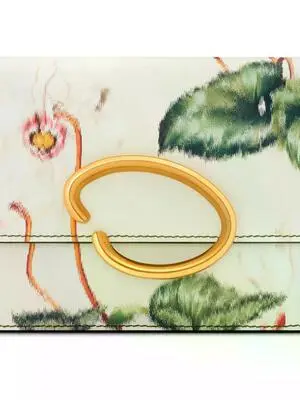 Oscar De La Renta Mini Floral-print Clutch
