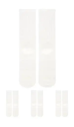 SKIMS Tube Crew Sock 3 Pack - Chalk