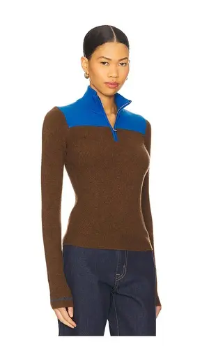 Guest In Residence Alpine Half Zip Sweater