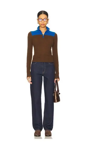Guest In Residence Alpine Half Zip Sweater