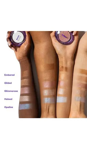 KOSAS Shiny Objects Wet Glisten Powder Highlighter For Face + Eyes - Embered