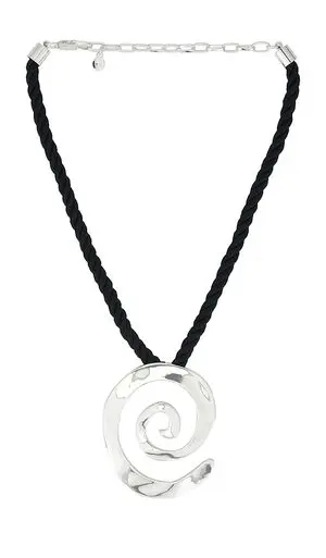 Ettika Aura Rope Pendant Necklace - Silver