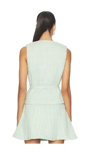 Astr The Label Kelson Tweed Vest