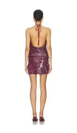 Superdown Allira Halter Mini Dress