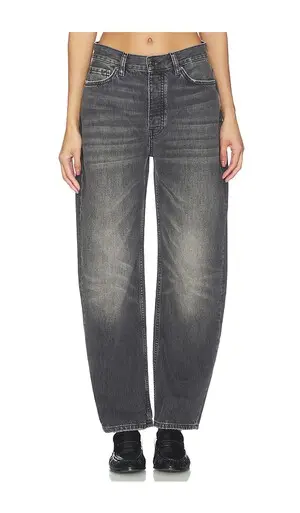 Anine Bing Black Wash Jeans For Women