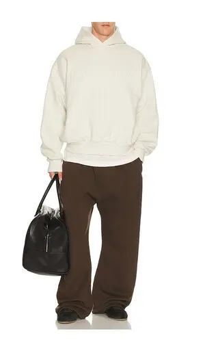 Fear Of God Classic Hoodie With Logo Detail - Oatmeal Heather
