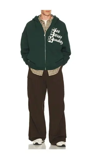DIET STARTS MONDAY Star Full Zip Sweatshirt