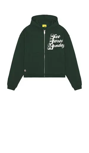 DIET STARTS MONDAY Star Full Zip Sweatshirt