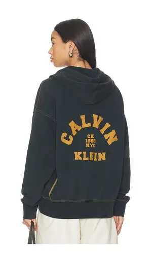 Calvin Klein Zip Up Sweatshirts Hoodies For Women