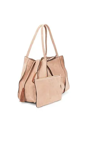 Ulla Johnson Adria Pleated Wave Tote Bag - Sienna