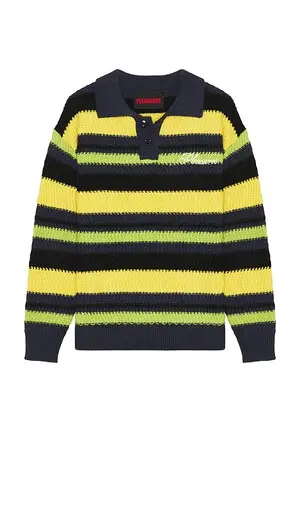 PLEASURES Cooper Polo Sweater