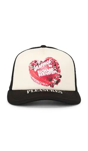 PLEASURES Cake Trucker Hat - Black