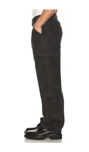 PLEASURES Cowhide Double Knee Work Pant