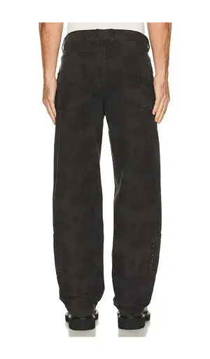 PLEASURES Cowhide Double Knee Work Pant