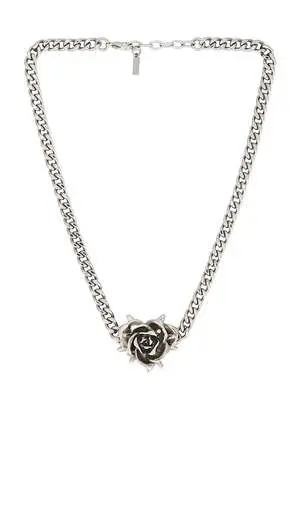 We11Done Spiky Rose Necklace