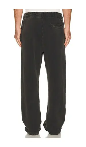 ENTIRE STUDIOS Straight Leg Sweatpant In Black - Washed Black