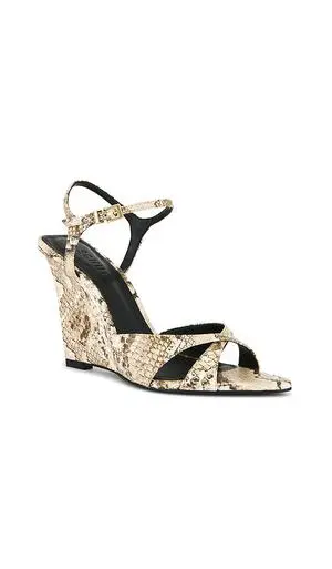 Schutz Maxine Wedge Sandal - Platina