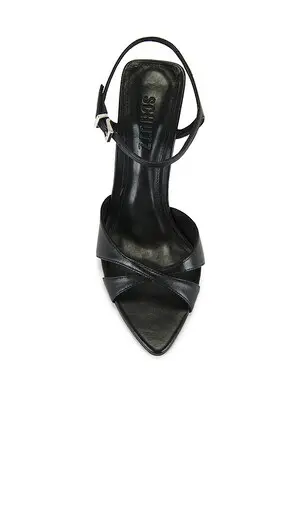 Schutz Maxine Wedge Sandal - Black