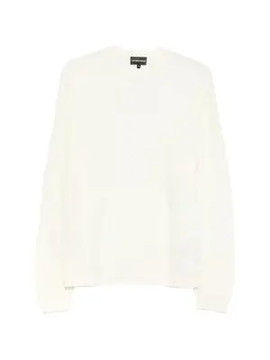 Emporio Armani Textured Crewneck Sweater