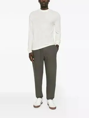 Emporio Armani Textured Crewneck Sweater
