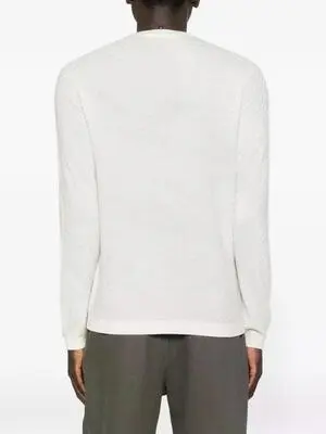 Emporio Armani Textured Crewneck Sweater