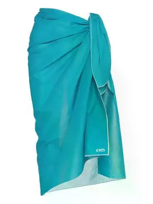 ERES Cabine Contrasting-trim Sarong - Blue