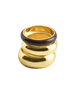 Cos 3-pack Stacking Rings - Gold