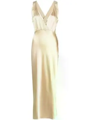 Khaite V Neck Evening Dresses