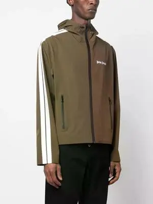 Palm Angels Side-stripe Hooded Jacket