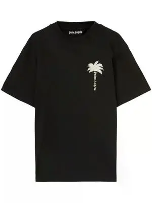 Palm Angels The Palm Cotton T-shirt - Black