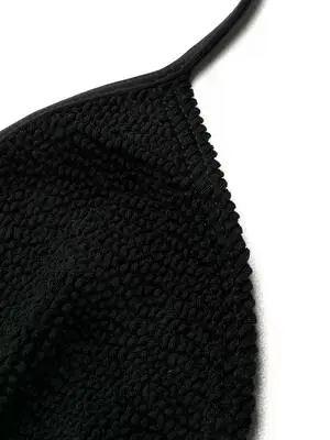 Bond Eye Crinkled Bikini Top - Black